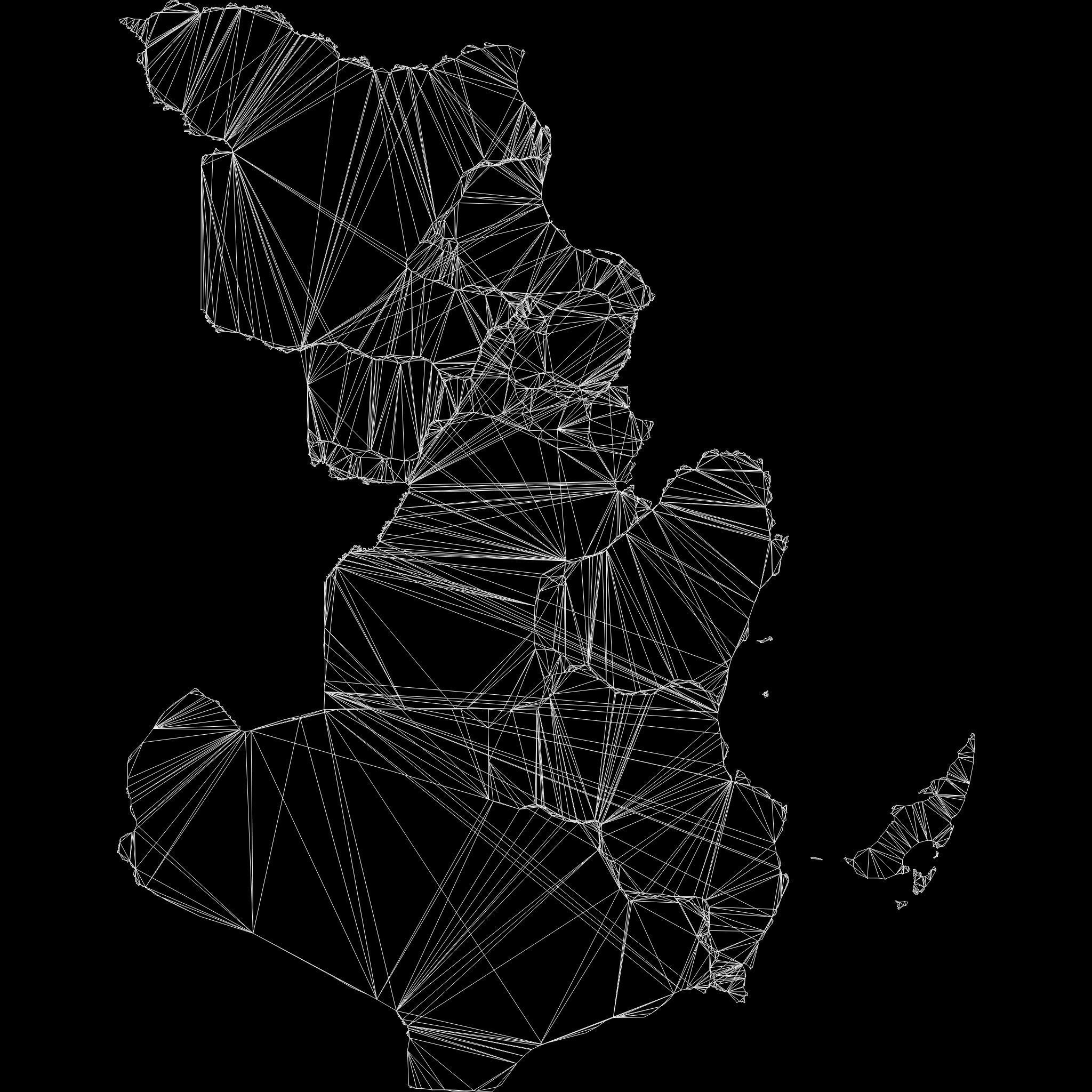 Pwani Region Coastal Zone Tanzania map region geography 3D model rigged ...