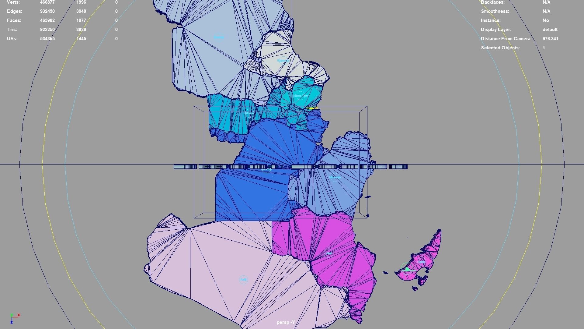 Pwani Region Coastal Zone Tanzania map region geography 3D model rigged ...