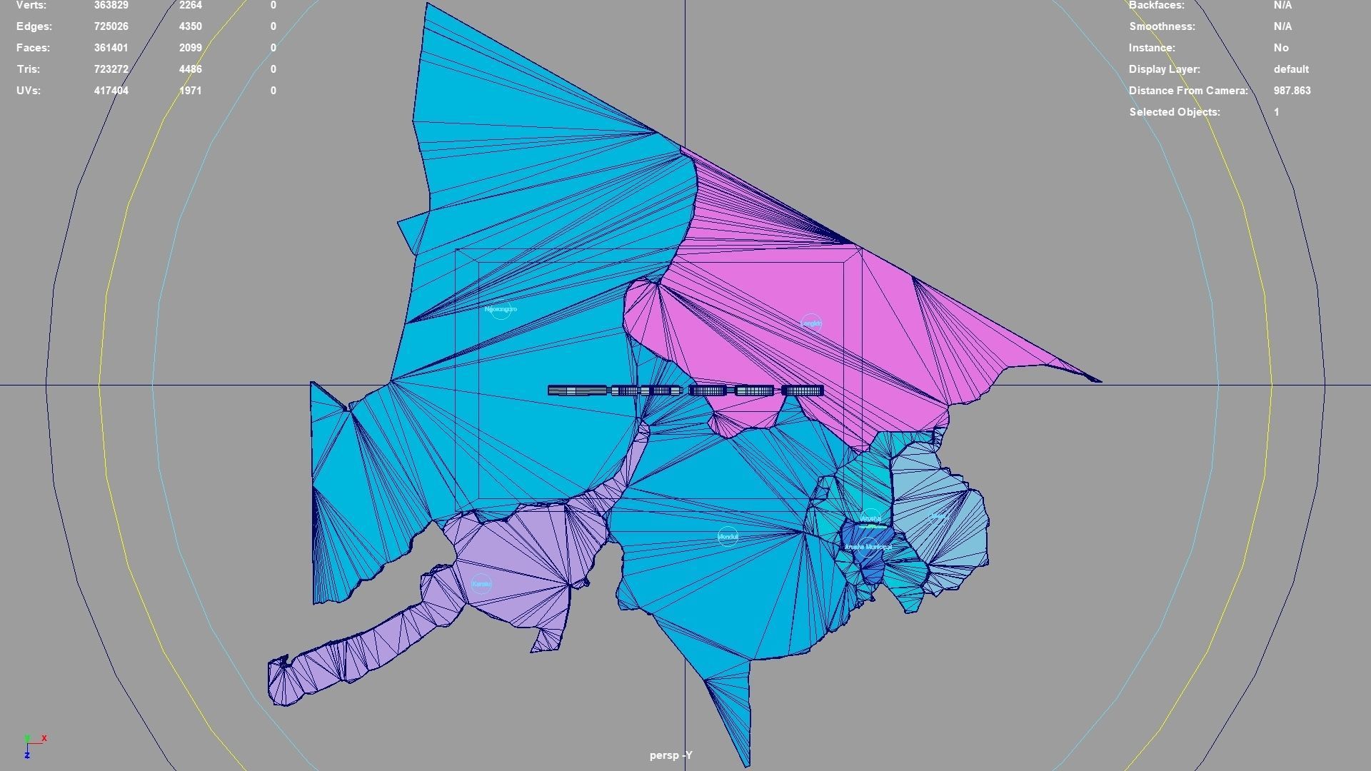 Arusha Northern Zone Tanzania map region geography political 3D model ...