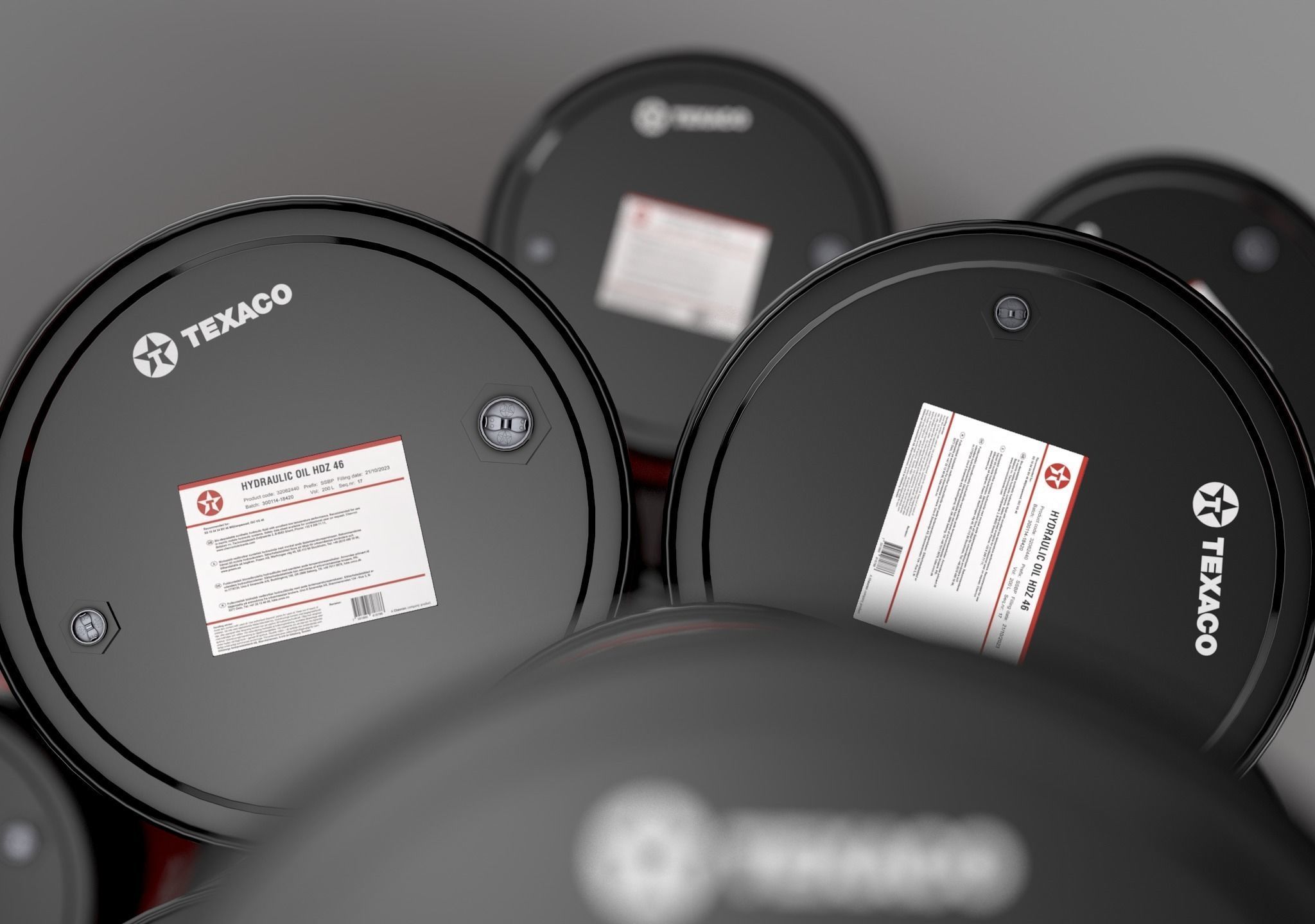 3D model Realistic Texaco Oil Barrel 3D Model VR / AR / low-poly | CGTrader