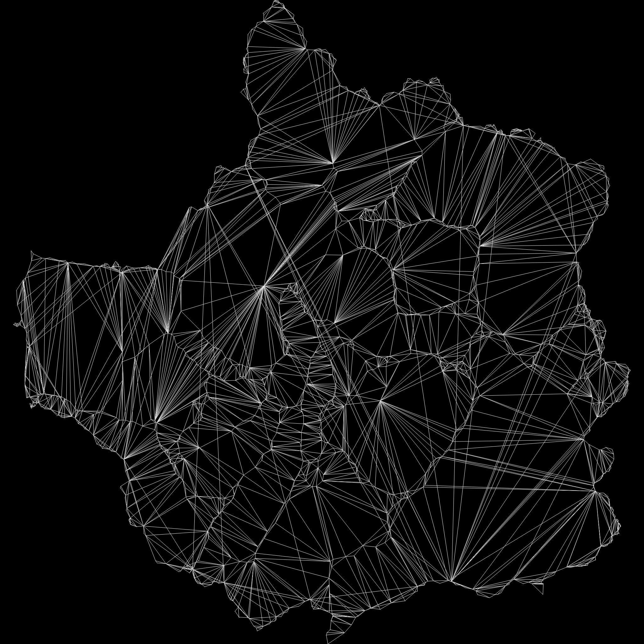 Trujillo State Venezuela map region geography political 3D model rigged ...