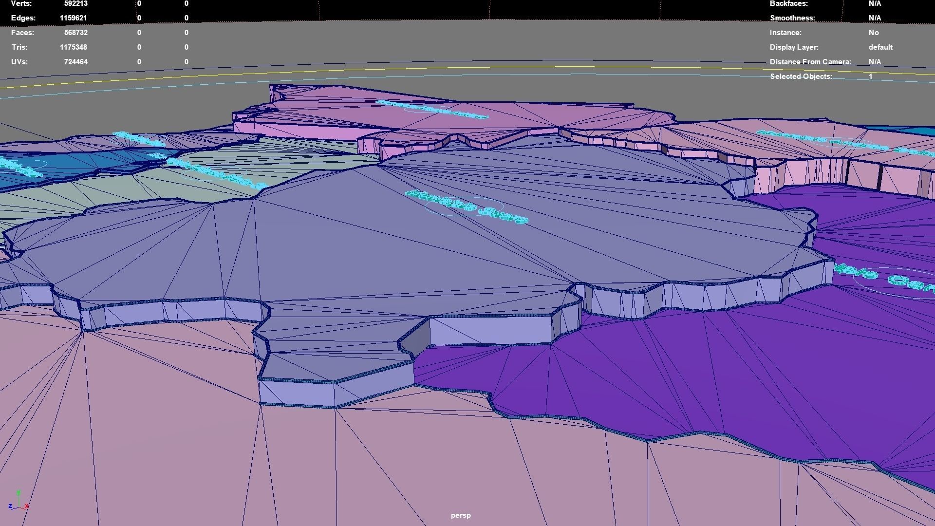 Merida State Venezuela map region geography political 3D model rigged ...
