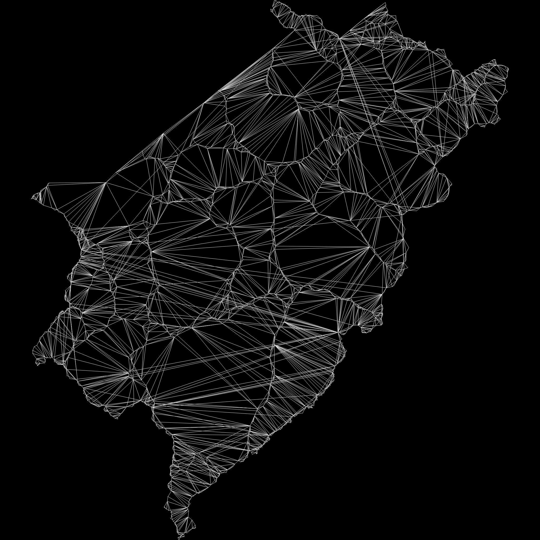 Merida State Venezuela map region geography political 3D model rigged ...