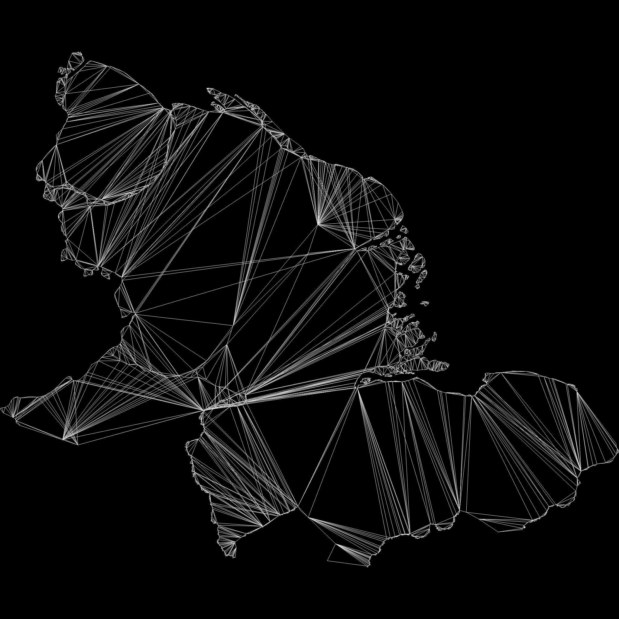 Delta Amacuro State Venezuela map region geography political 3D model ...