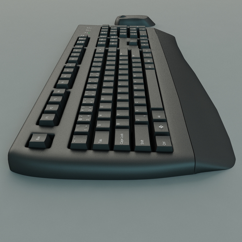 Keyboard and Mouse free 3D model | CGTrader