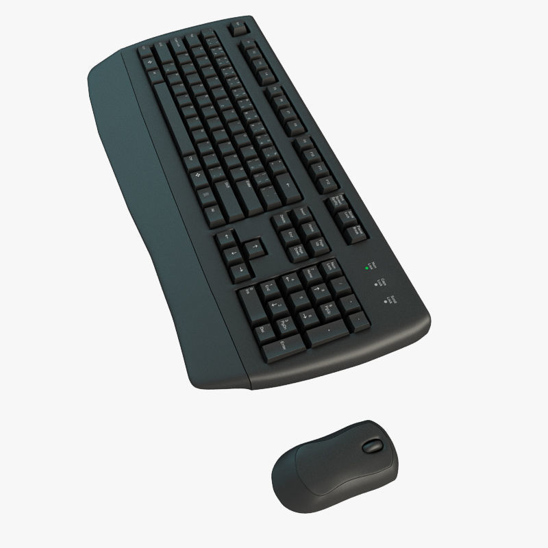 Keyboard and Mouse free 3D model | CGTrader