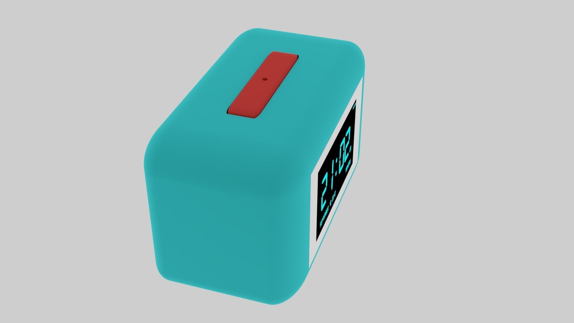 Digital Clock 3D model | CGTrader