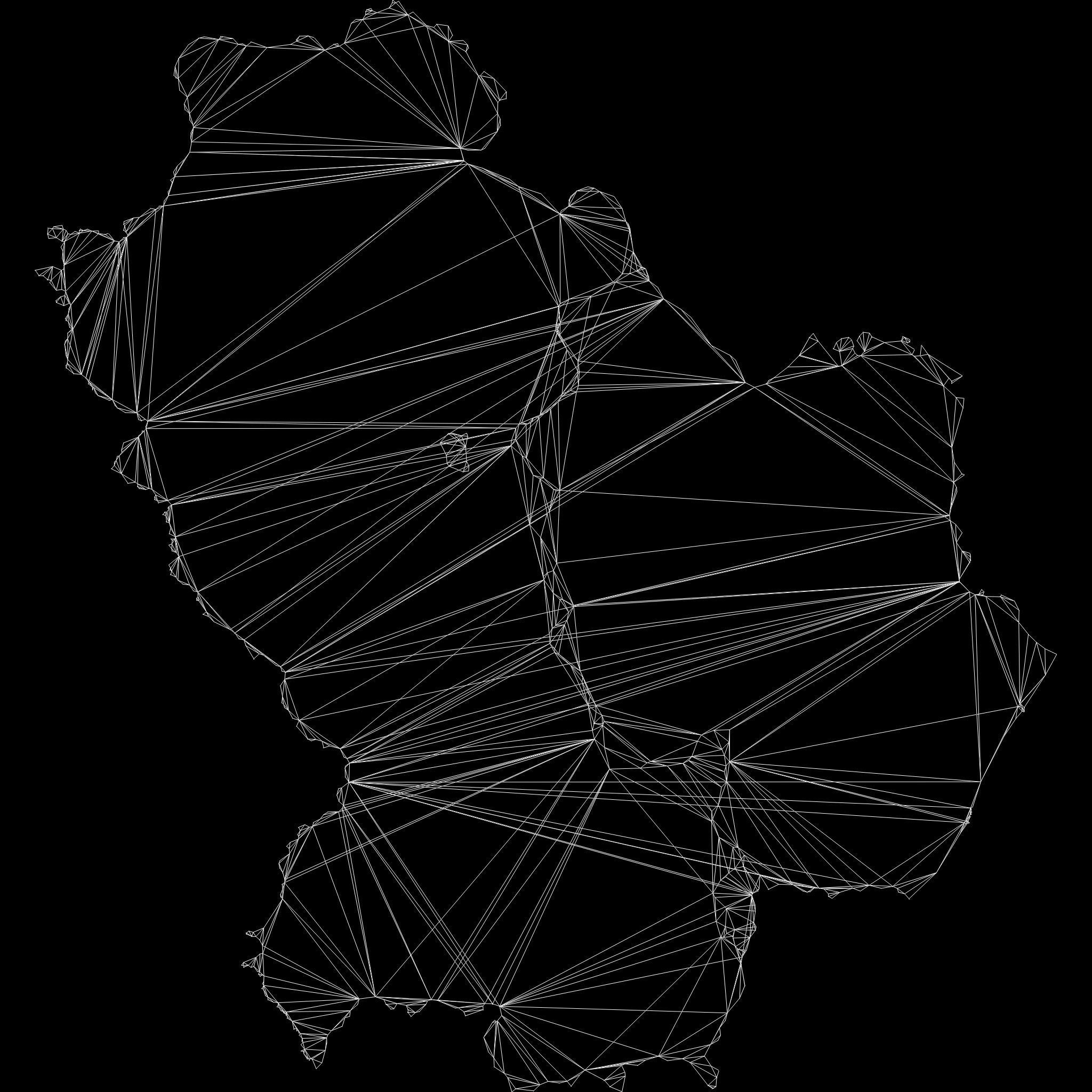 Basilicata Italy map region geography political geographic 3D model ...