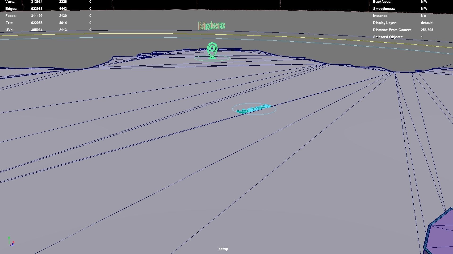 Basilicata Italy map region geography political geographic 3D model ...
