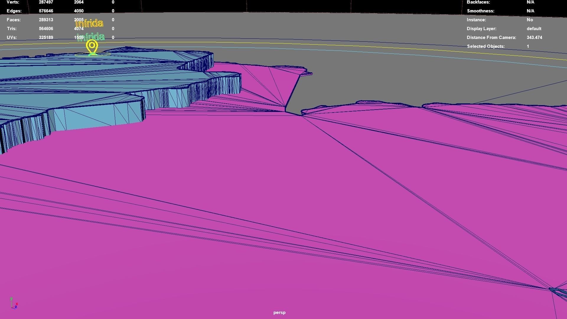 Guainia RAP Amazonia Colombia map region geography political 3D model ...