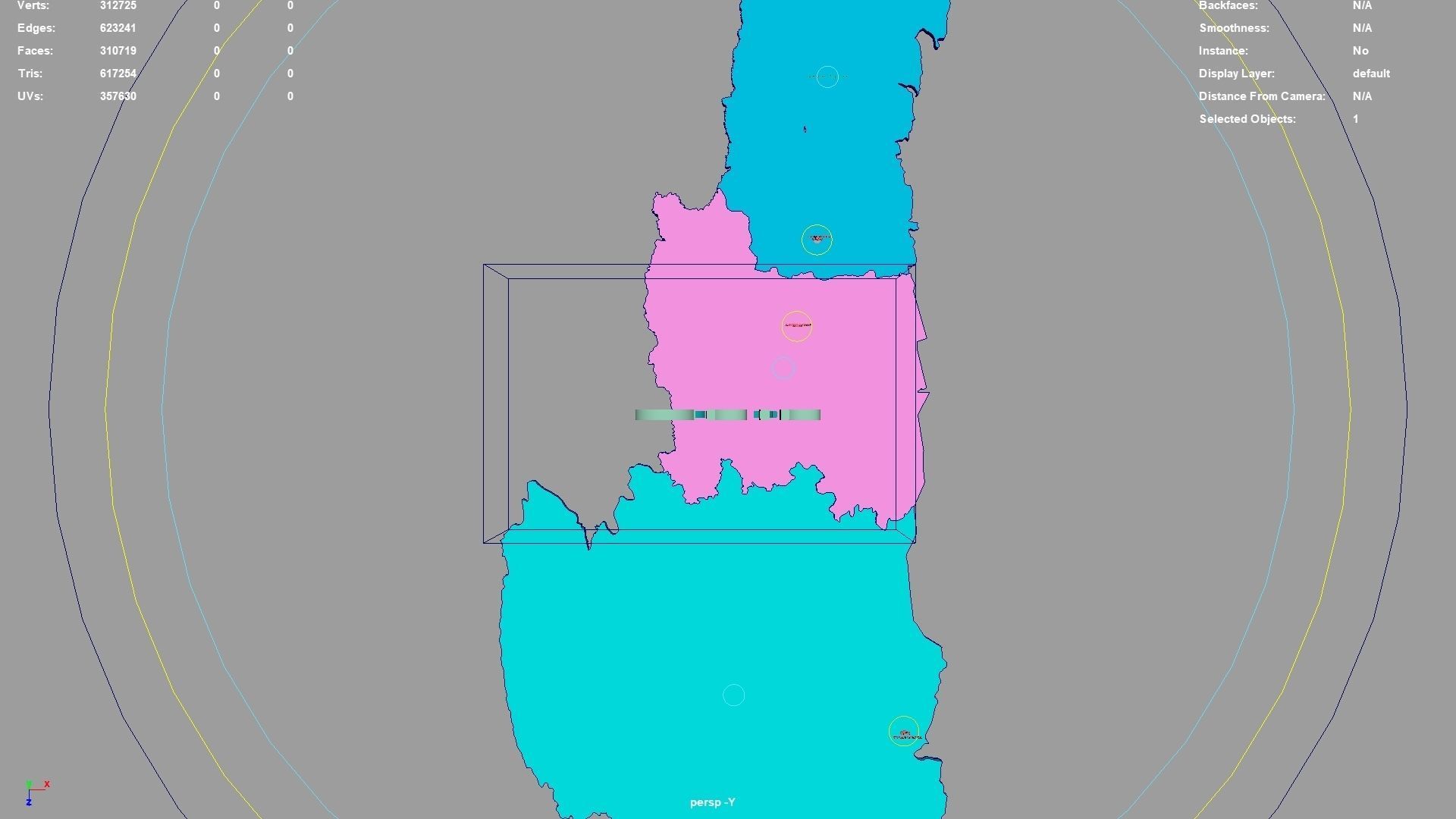 Chin Myanmar map region geography political geographic 3D model rigged ...