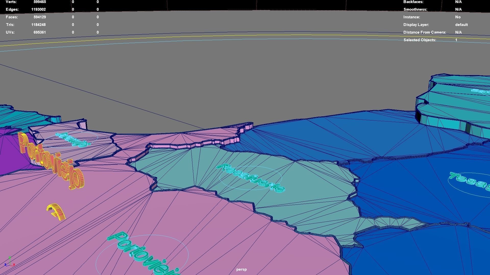 Manabi Ecuador map region geography political geographic 3D model ...