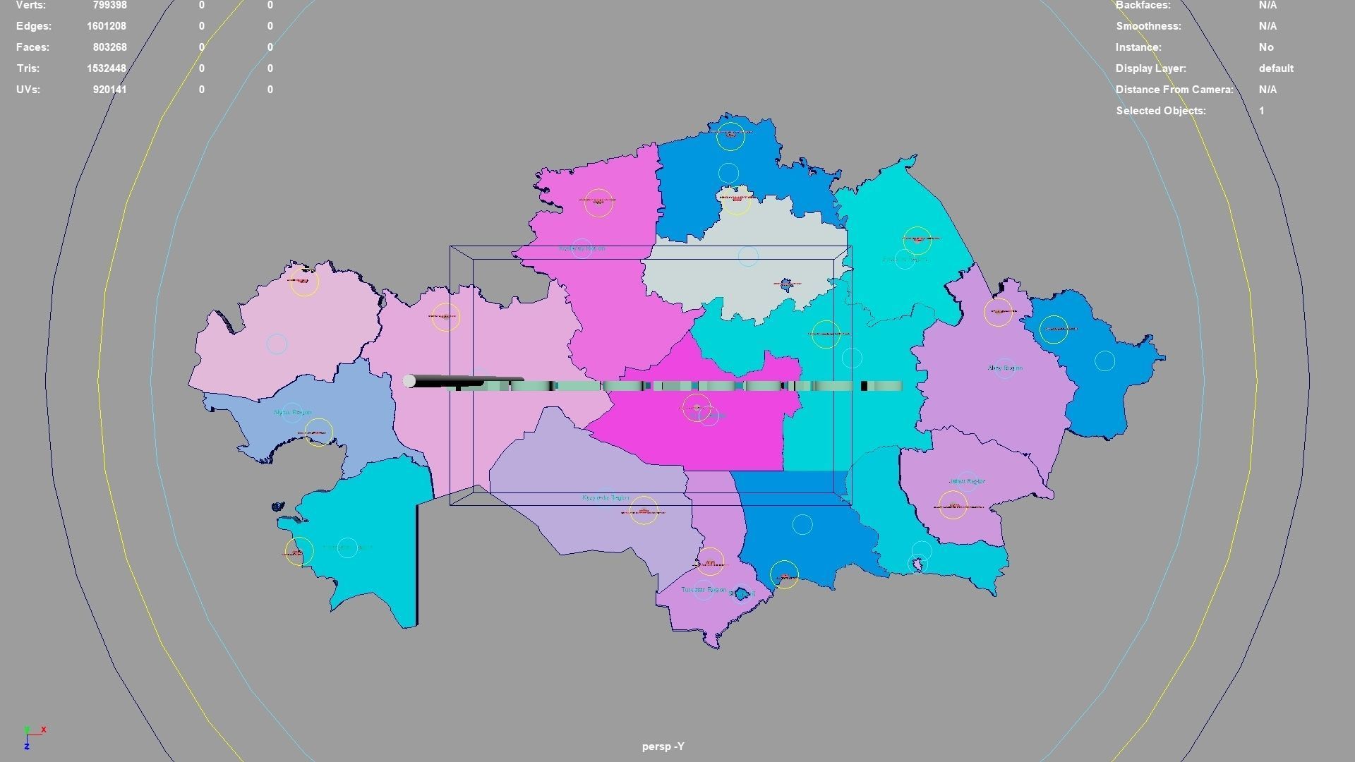 Kazakhstan Map Region Geography Political Geographic 3d Model Rigged Cgtrader