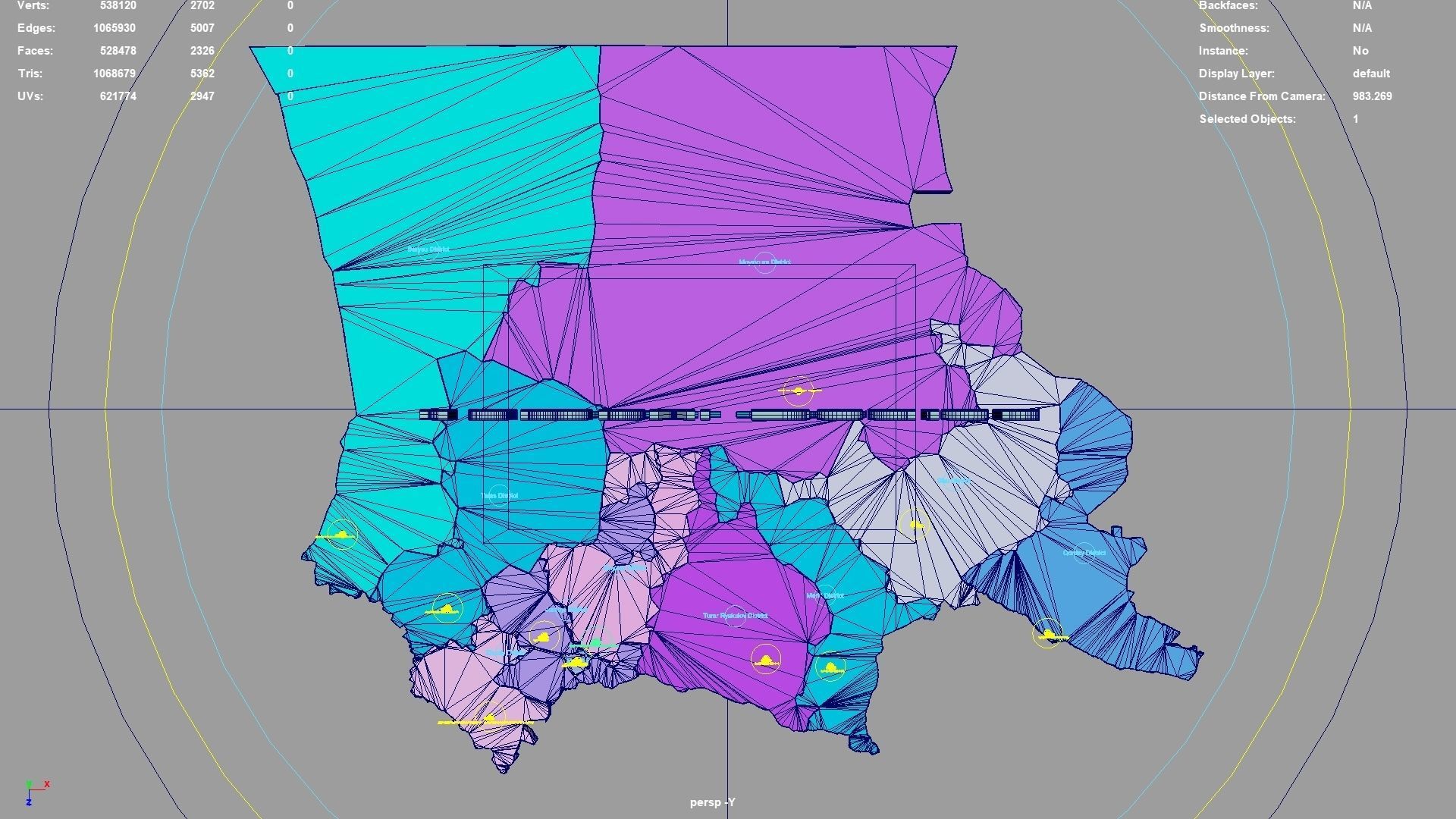 Jambyl Region Kazakhstan map region geography political 3D model rigged ...