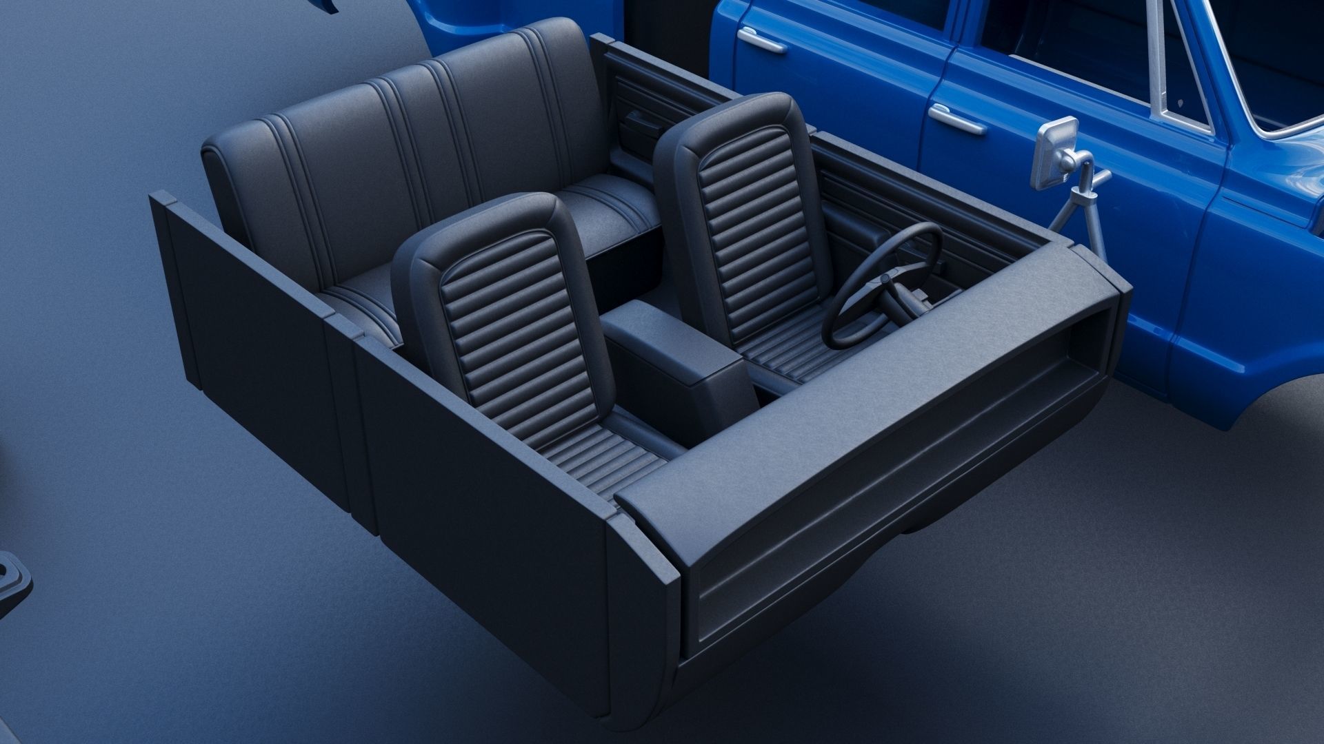Chevrolet K10 Crew Cab Dually 1972 3D model 3D printable | CGTrader