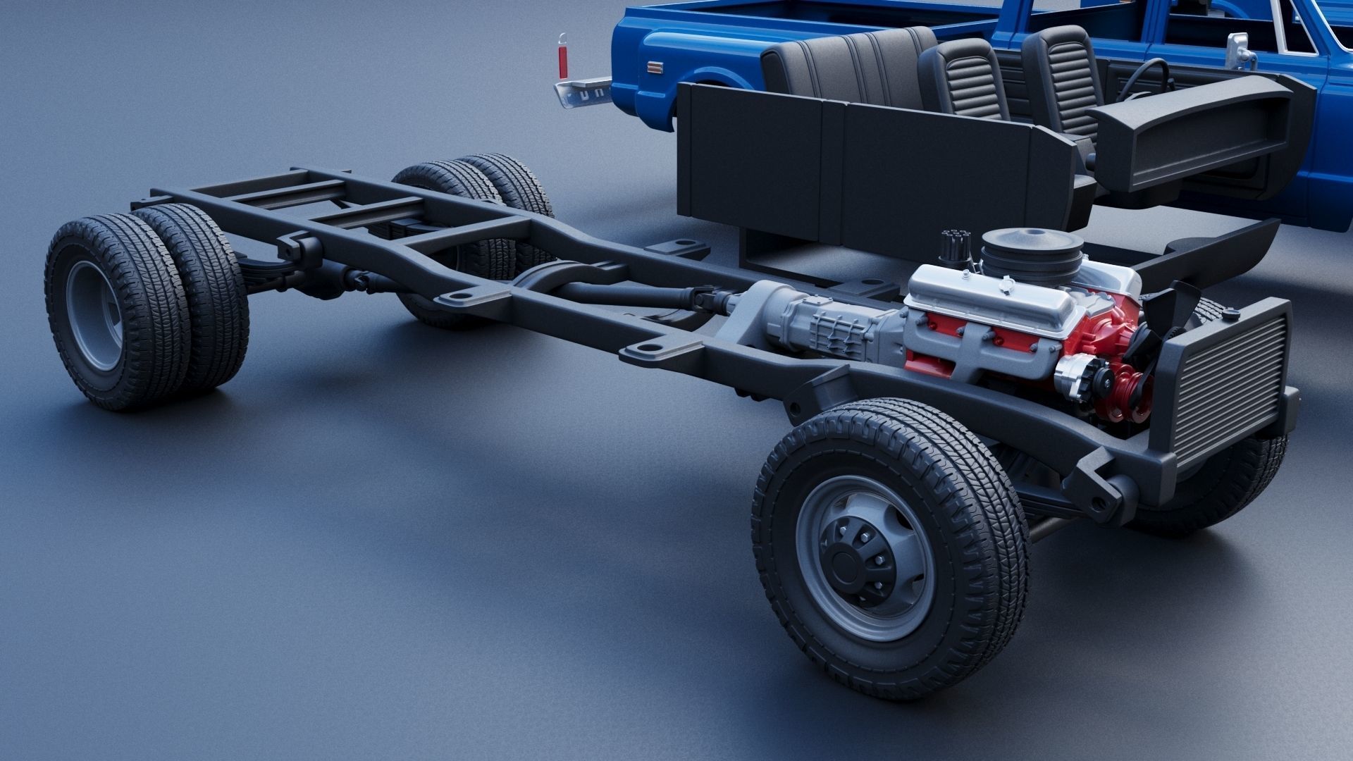 Chevrolet K10 Crew Cab Dually 1972 3D model 3D printable | CGTrader