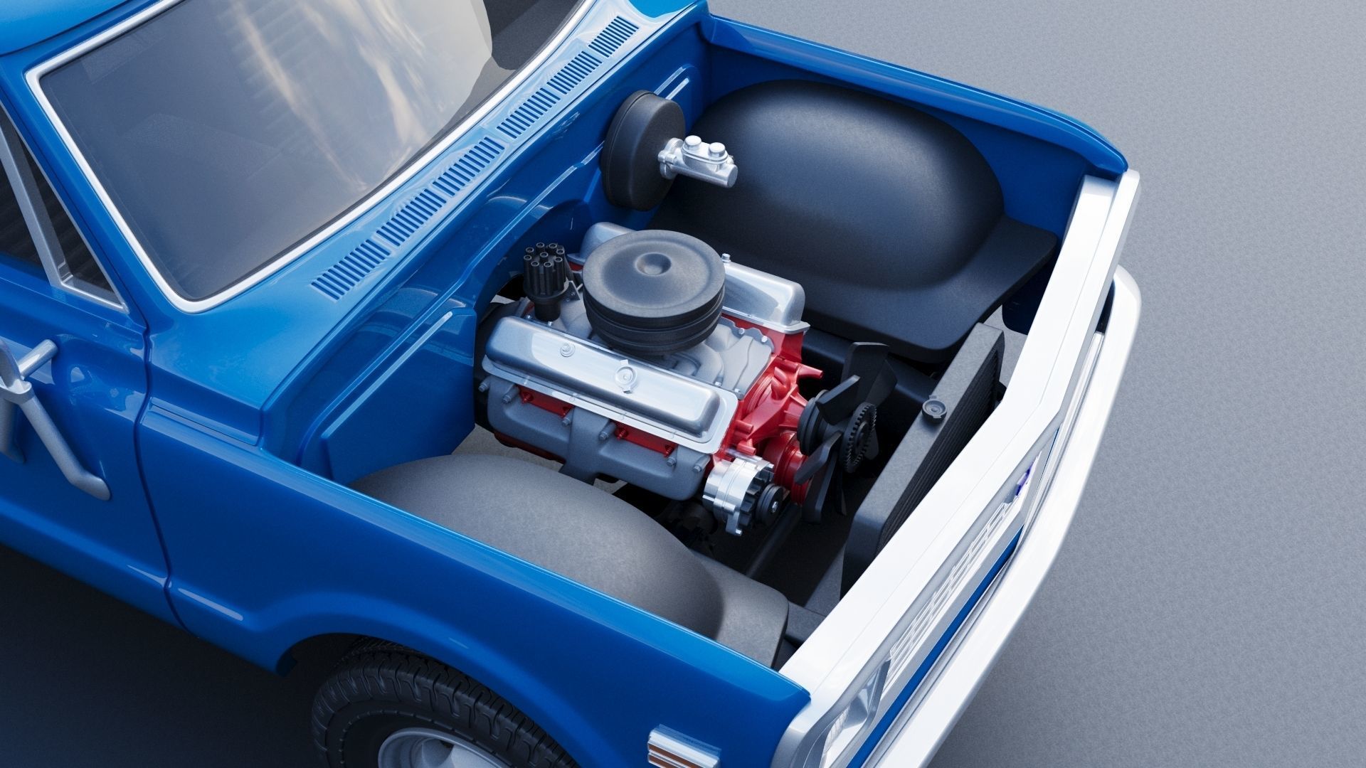Chevrolet K10 Crew Cab Dually 1972 3D model 3D printable | CGTrader