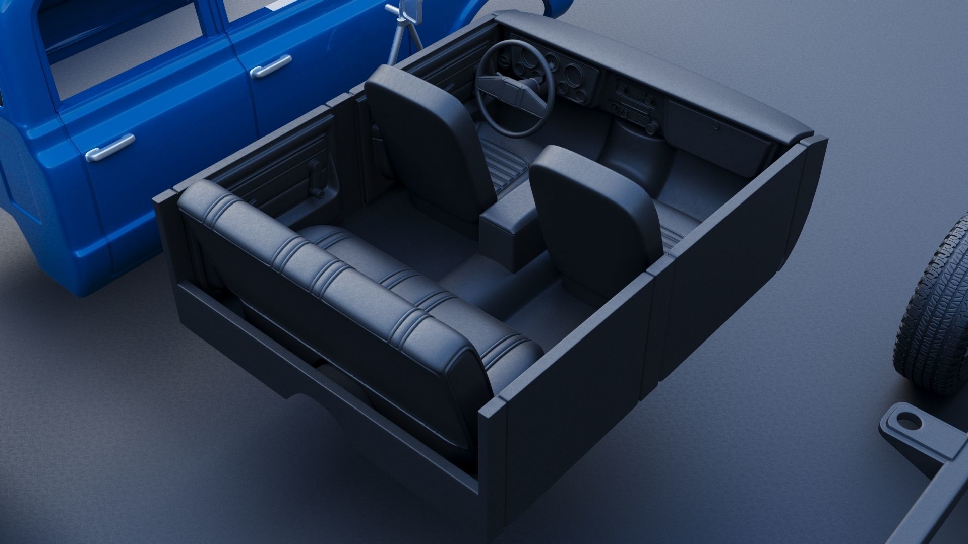 Chevrolet K10 Crew Cab Dually 1972 3D model 3D printable | CGTrader