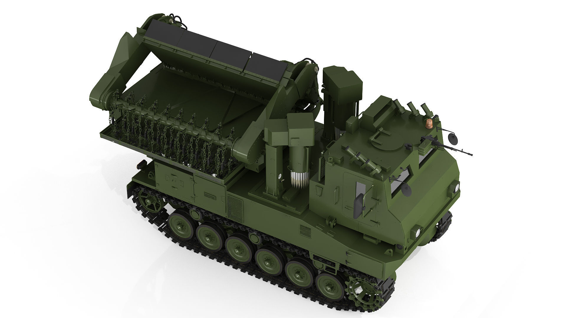 Bionix Conter mine protection 3D model animated | CGTrader