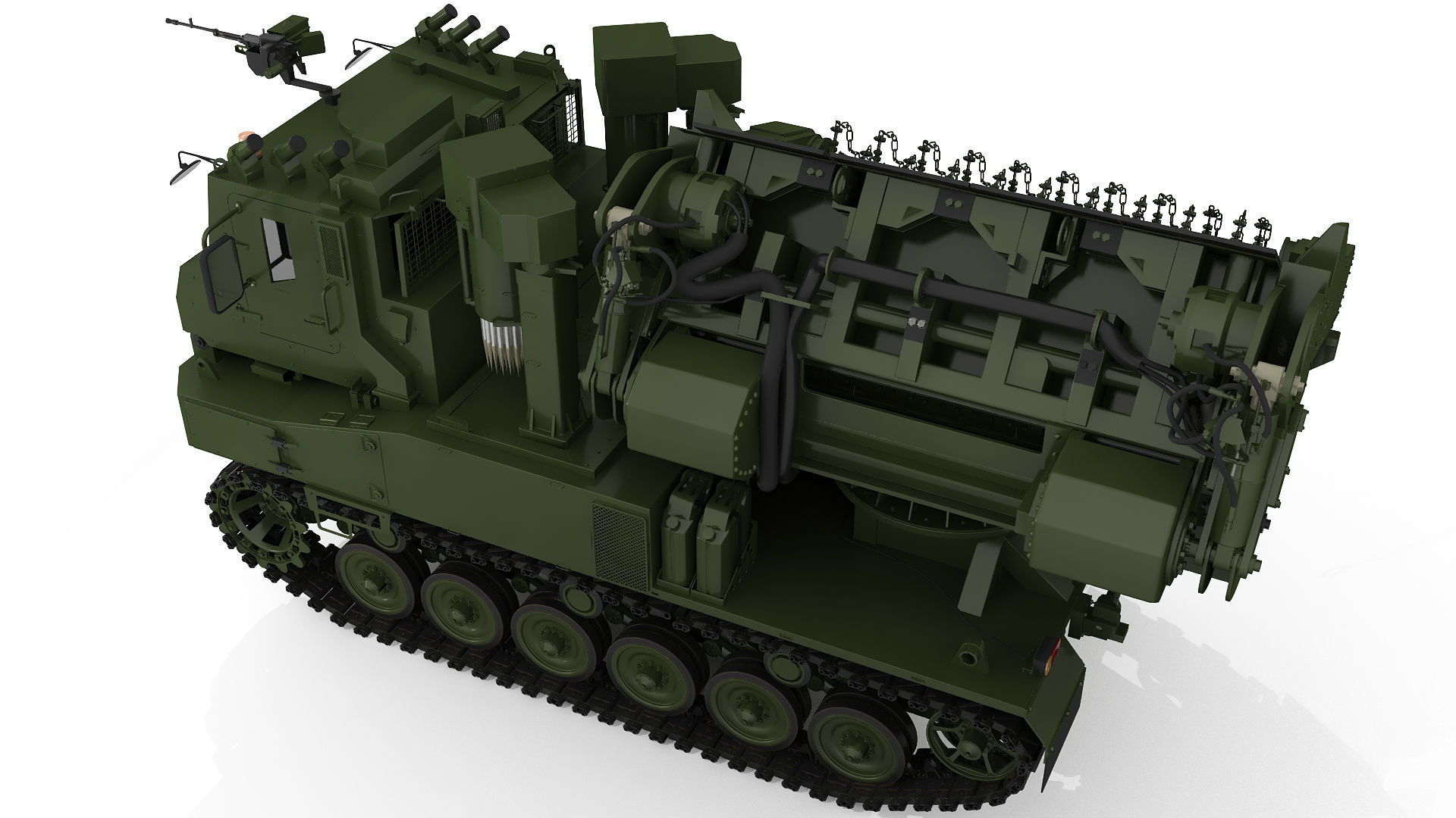 Bionix Conter mine protection 3D model animated | CGTrader