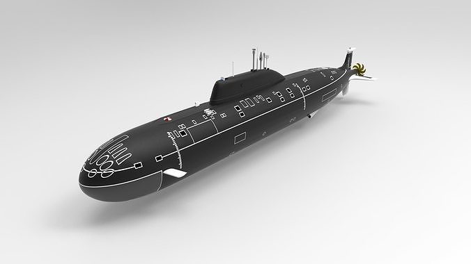 Shchuka B Class Submarine 3D model | CGTrader