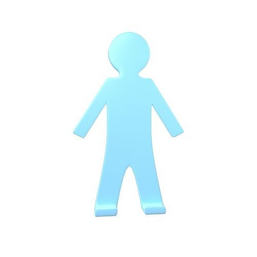 3D model Plastic Stickman Stand v1 003 VR / AR / low-poly | CGTrader