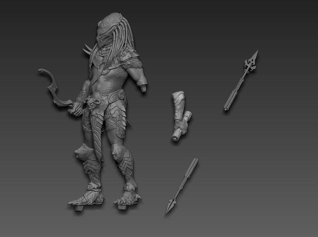 predator 3d 3D model 3D printable | CGTrader