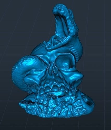 Snake Skull 3D model 3D printable | CGTrader