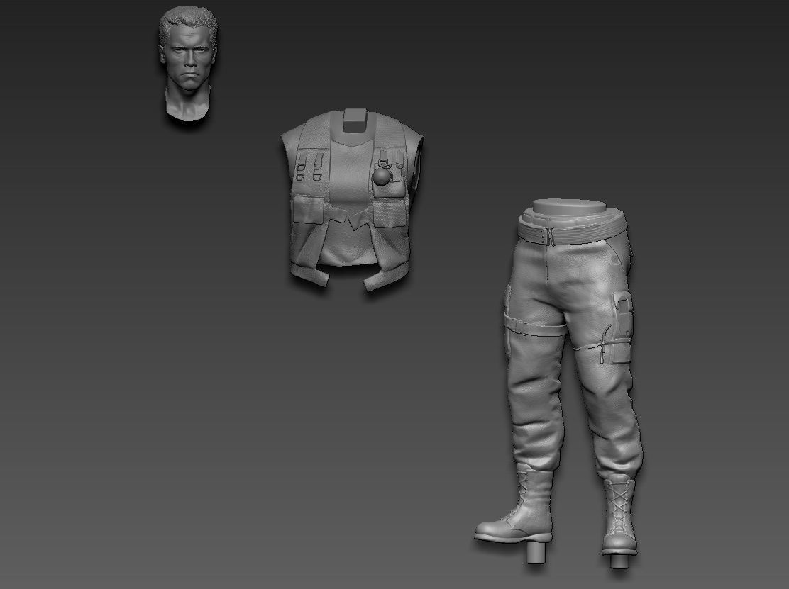 Predator 1987 Major Alan Dutch 3D model 3D printable | CGTrader