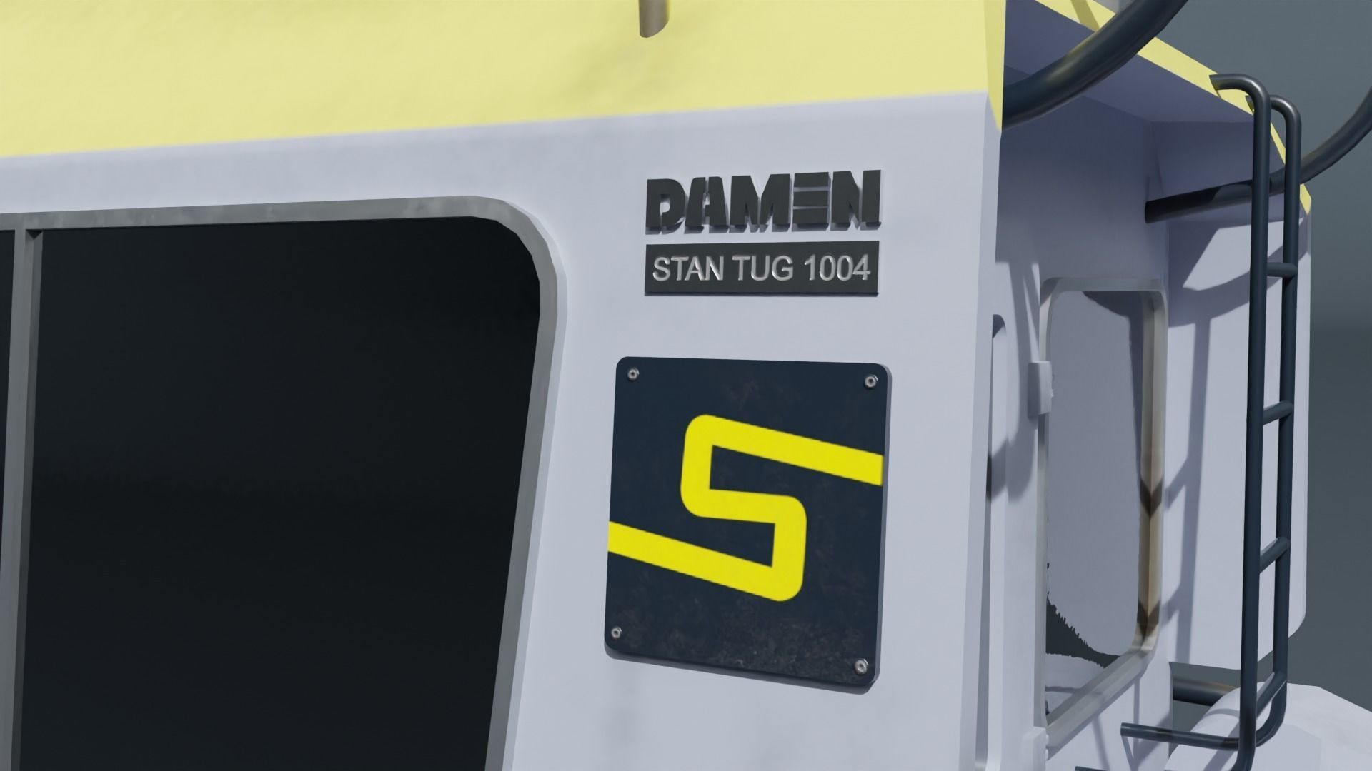 3D model Damen Stan Tug 1004v5 VR / AR / low-poly | CGTrader