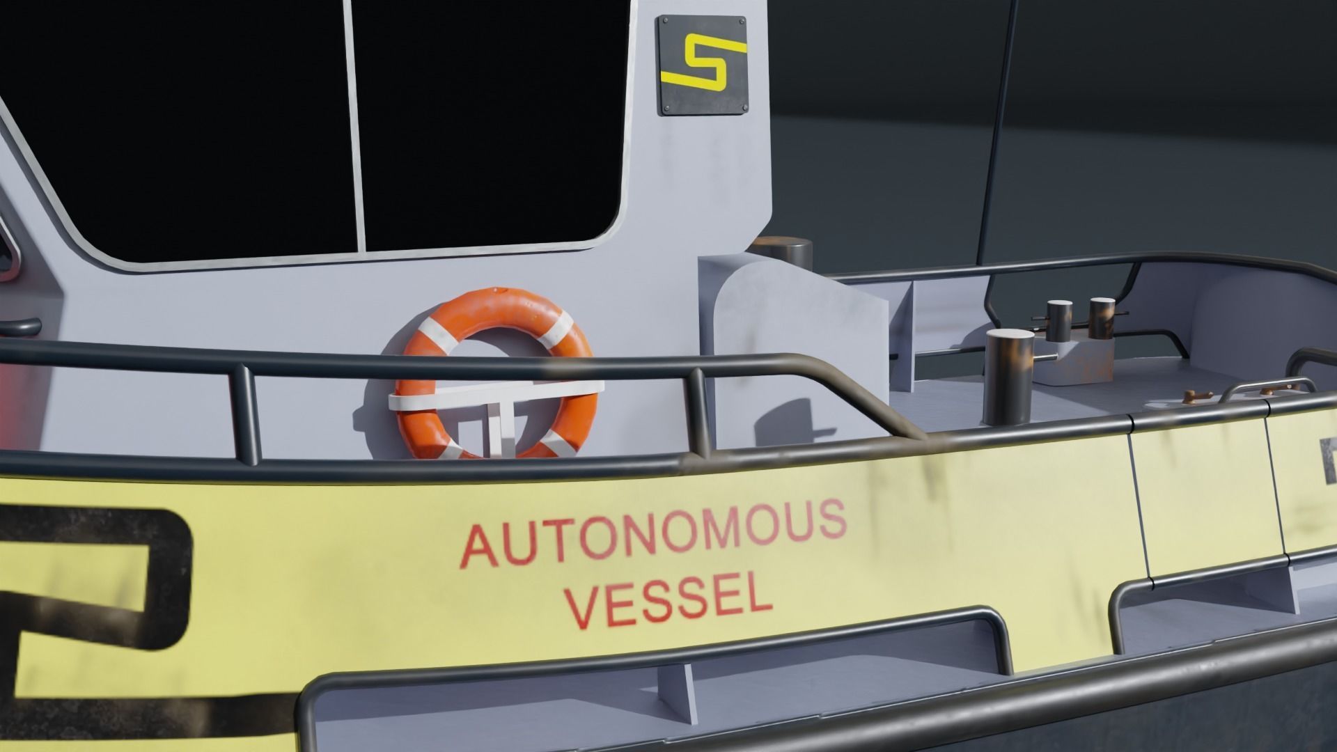 3D model Damen Stan Tug 1004v5 VR / AR / low-poly | CGTrader