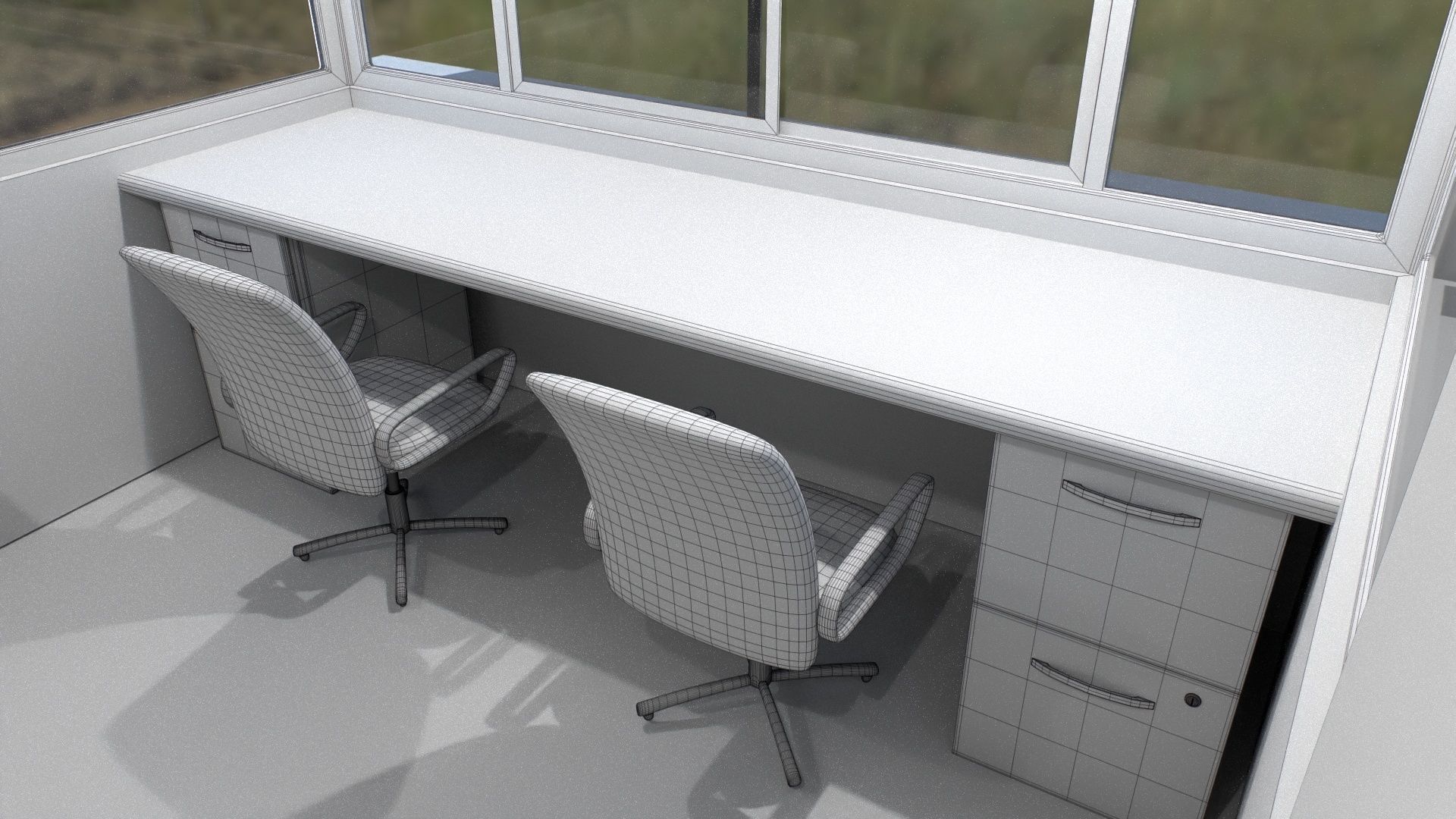 3D model Security Guard Room Booth VR / AR / low-poly | CGTrader