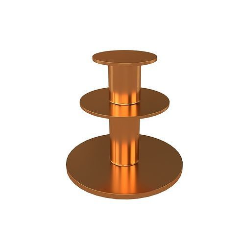 3D model Three Tier Cake Stand v3 003 VR / AR / low-poly | CGTrader