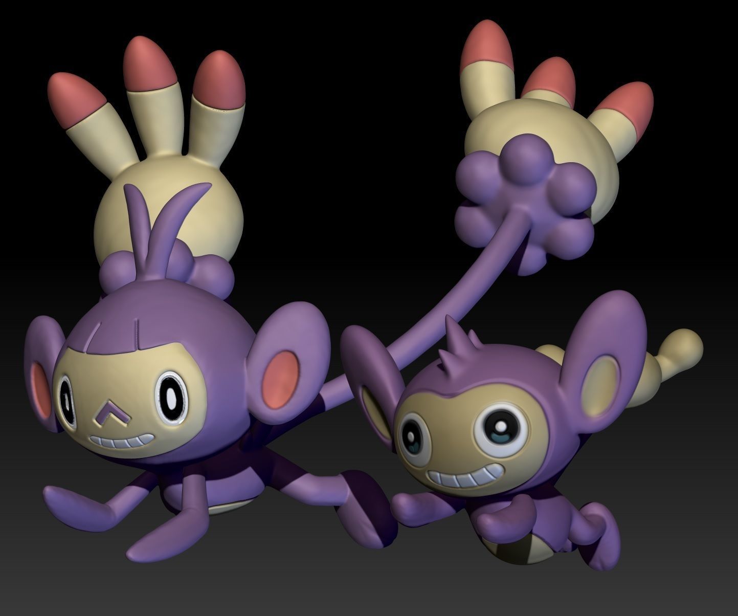Pokemon Aipom Ambipom 3D model 3D printable | CGTrader