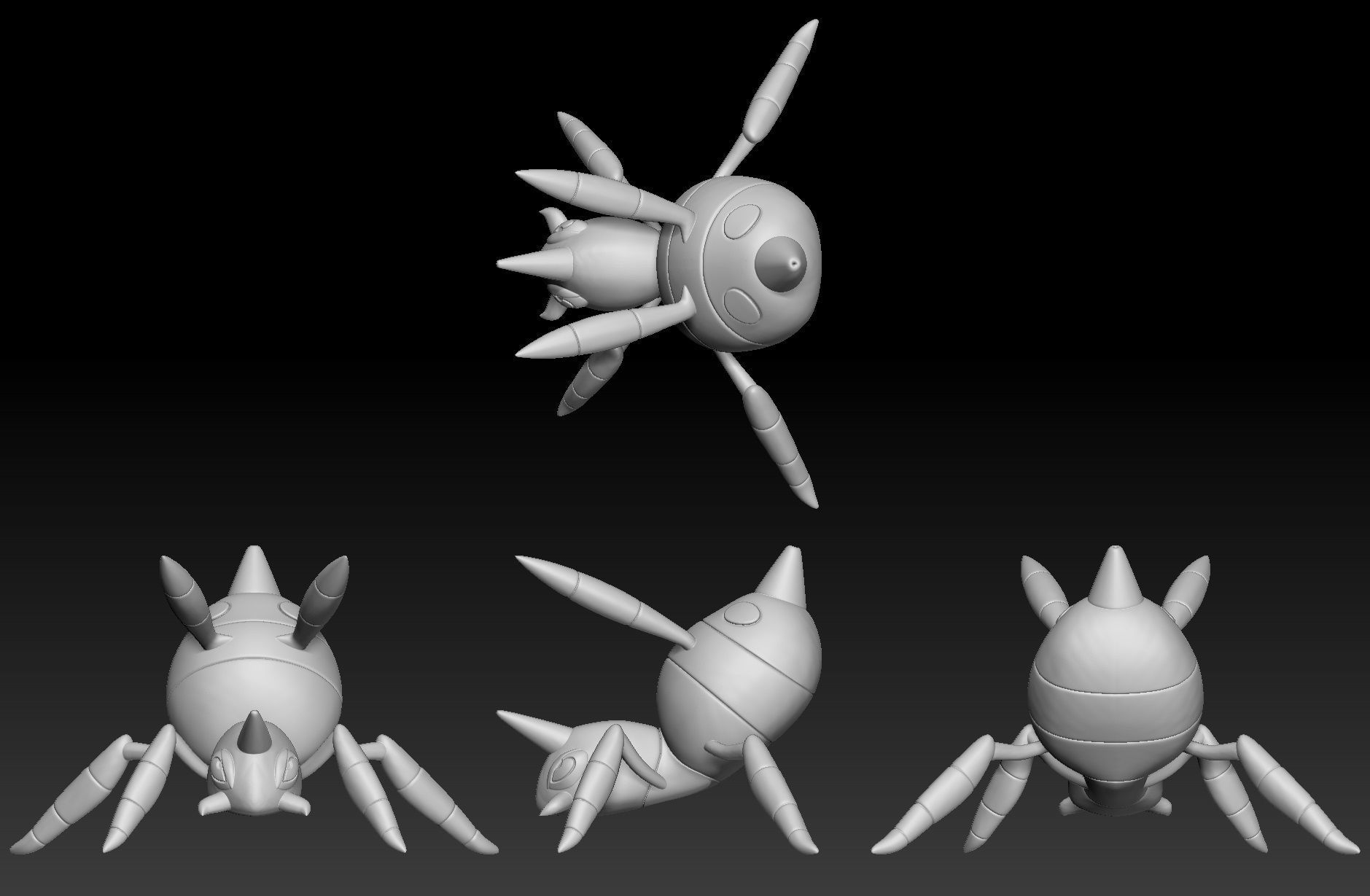 Pokemon Spinarak Ariados 3D model 3D printable | CGTrader