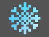 3D model Pixel Snowflake v1 004 VR / AR / low-poly | CGTrader