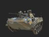 3D model 5 coatings of Russian BMD-2M airborne infantry fighting ...