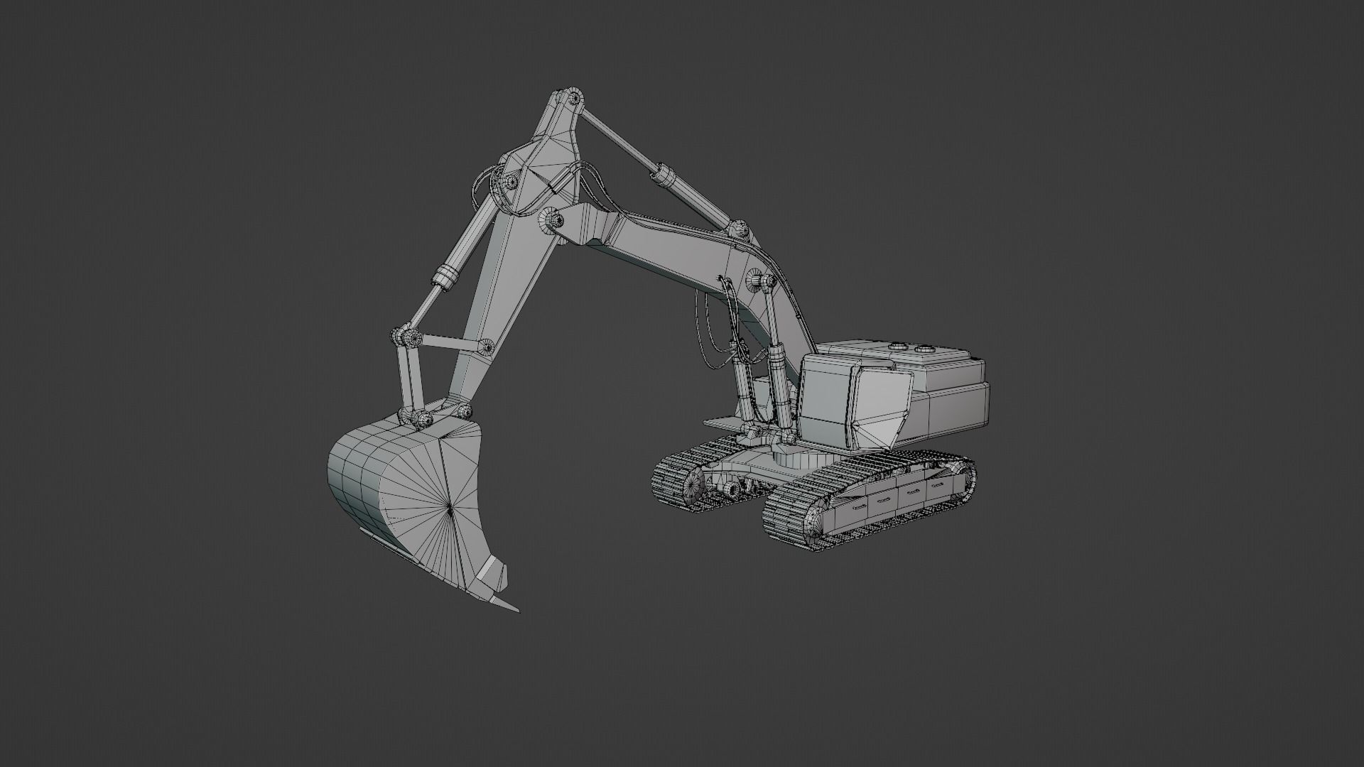 3D model Game ready 3d model of Excavator VR / AR / low-poly | CGTrader