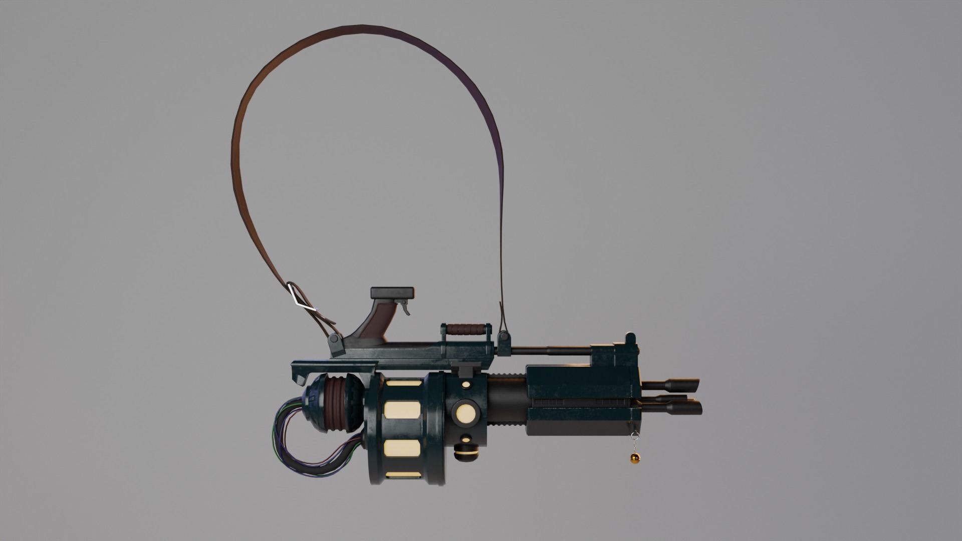 3D model Machinegun Mr Pew Pew VR / AR / low-poly | CGTrader