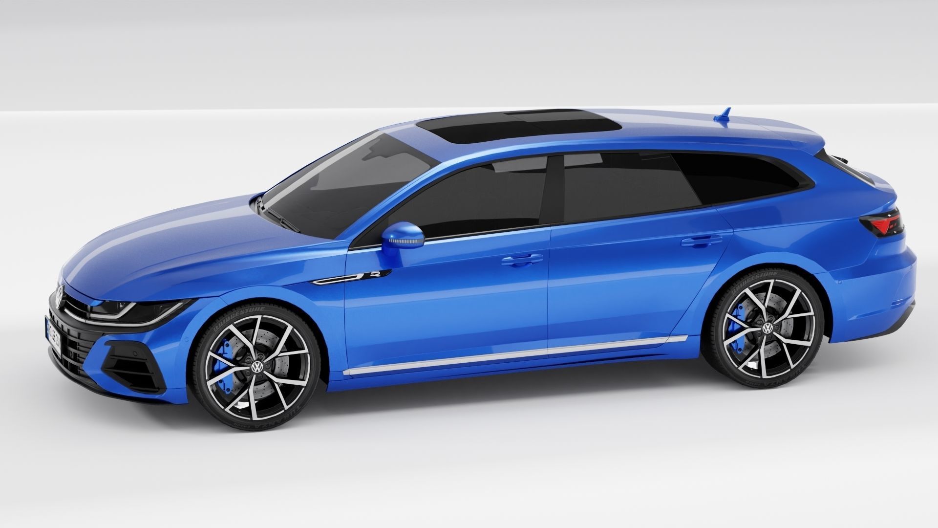 3D model Volkswagen Arteon Shooting Brake R 2021 3D model VR / AR / low-poly | CGTrader