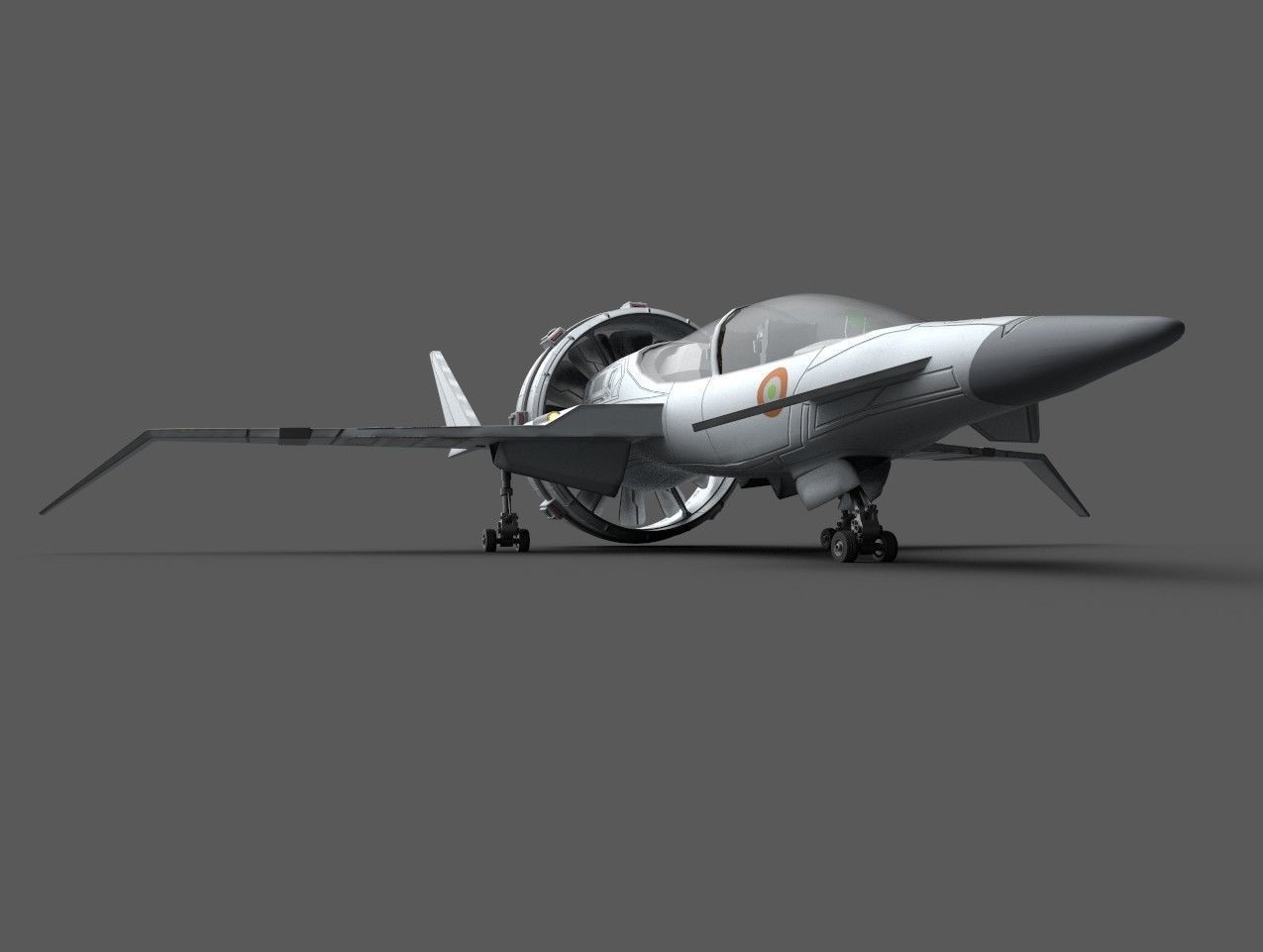 3D model FAN JET PLANE VR / AR / low-poly | CGTrader