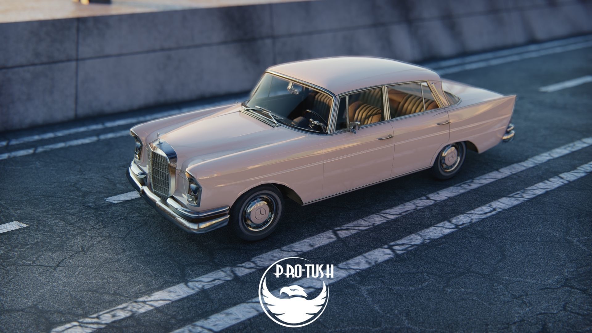 Mercedes-Benz W111 3D model | CGTrader