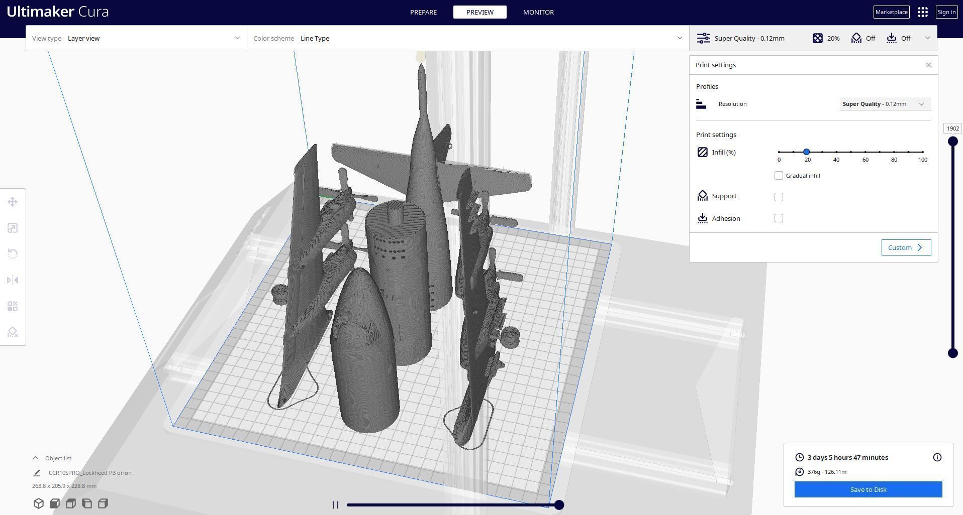 LOCKHEED P3 ORION 3D PRINT 3D model 3D printable | CGTrader