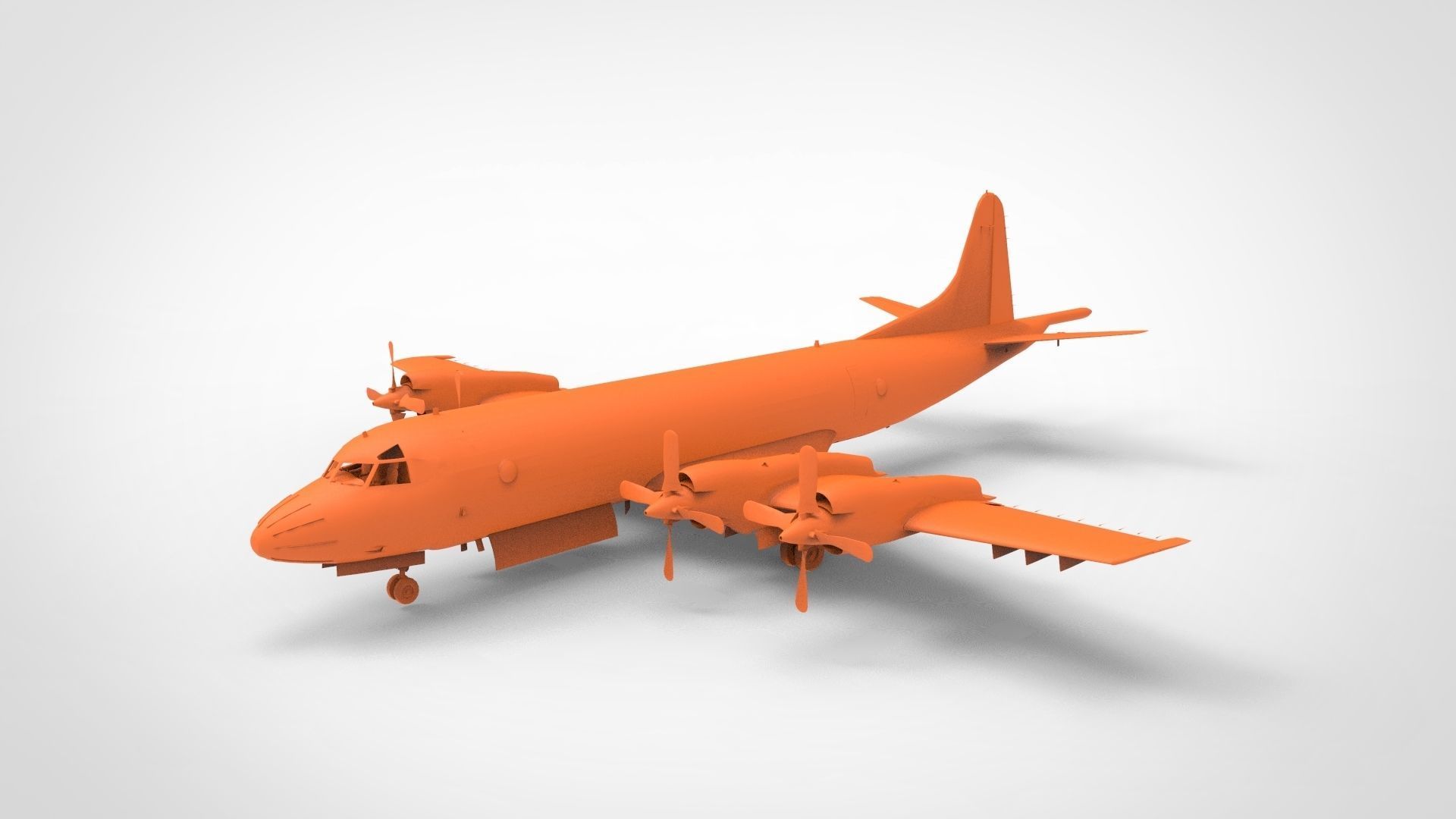 LOCKHEED P3 ORION 3D PRINT 3D model 3D printable | CGTrader