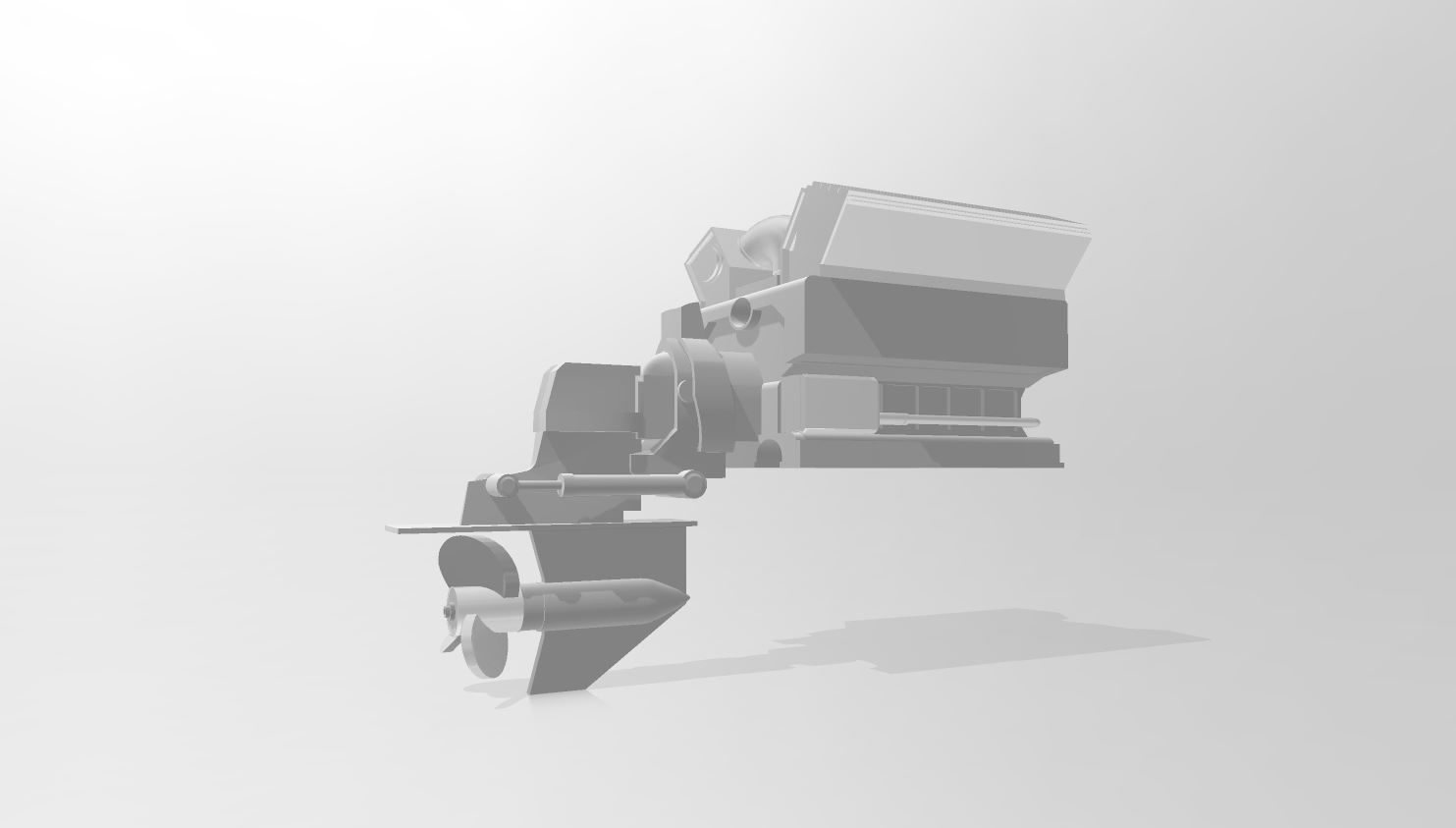 INBOARD ENGINE FOR YACHT OR BOAT 3D model 3D printable | CGTrader