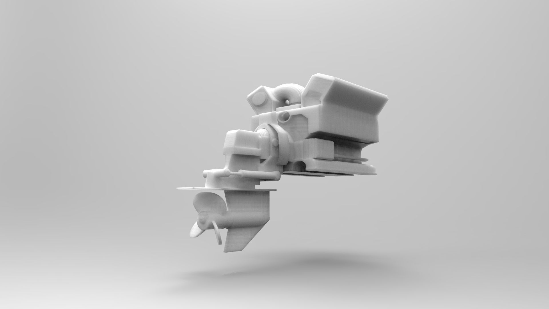 INBOARD ENGINE FOR YACHT OR BOAT 3D model 3D printable | CGTrader