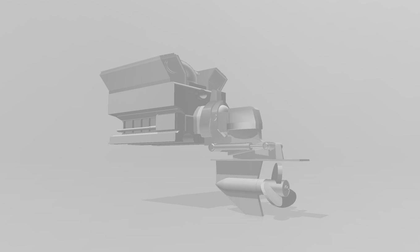 INBOARD ENGINE FOR YACHT OR BOAT 3D model 3D printable | CGTrader
