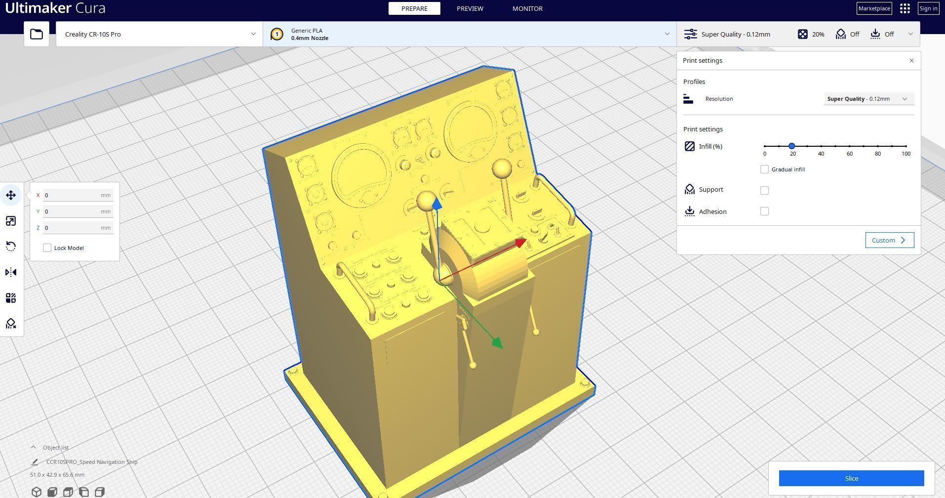 SPEED NAVIGATION SHIP 3D PRINT 3D model 3D printable | CGTrader