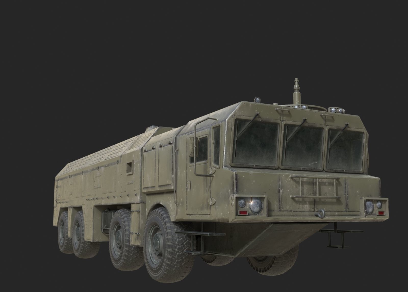 3D model Russian K720 Iskander SS-X-26 Campaign tactical missile VR ...