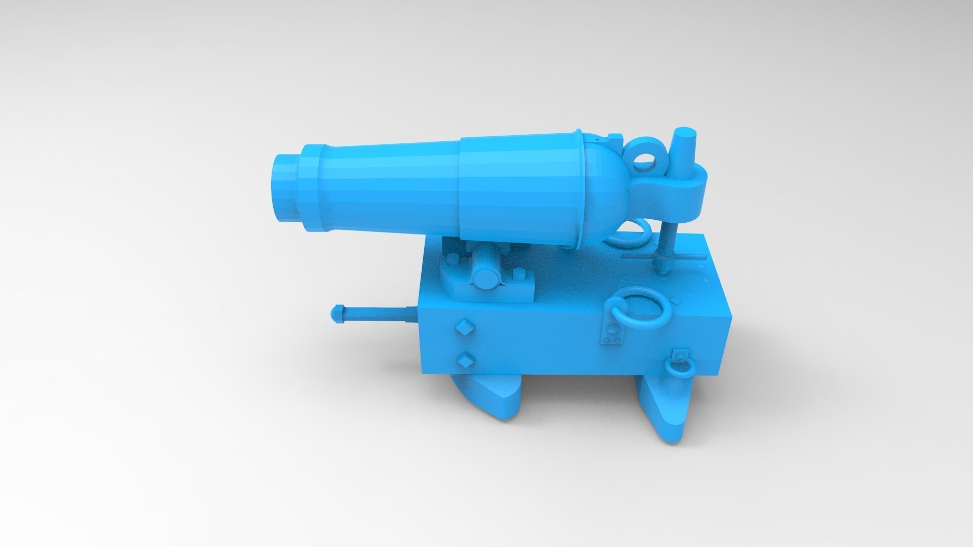 Canon Ship 3D model 3D printable | CGTrader